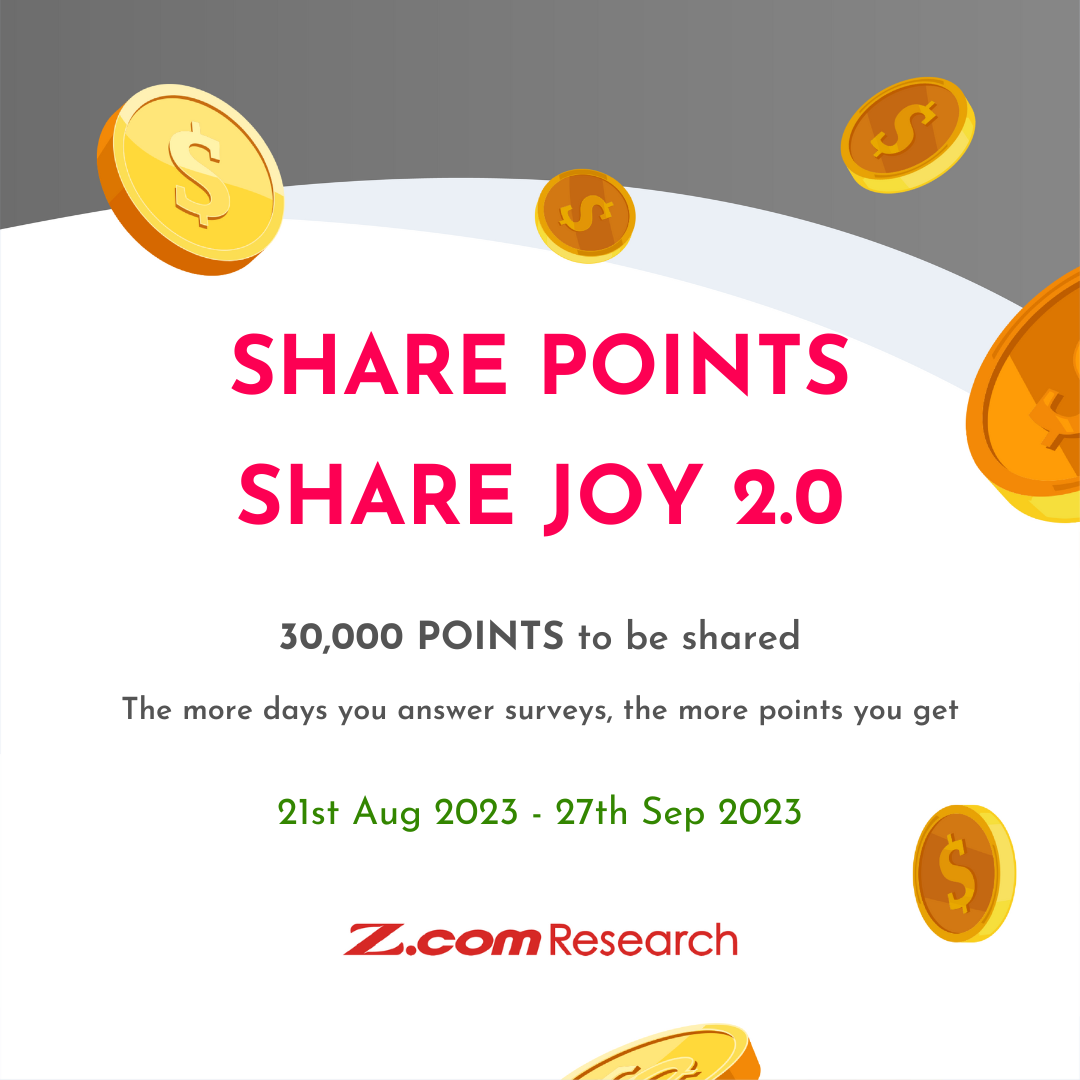Share points, share joy 2.0｜Campaign｜News｜Z.com Research Singapore